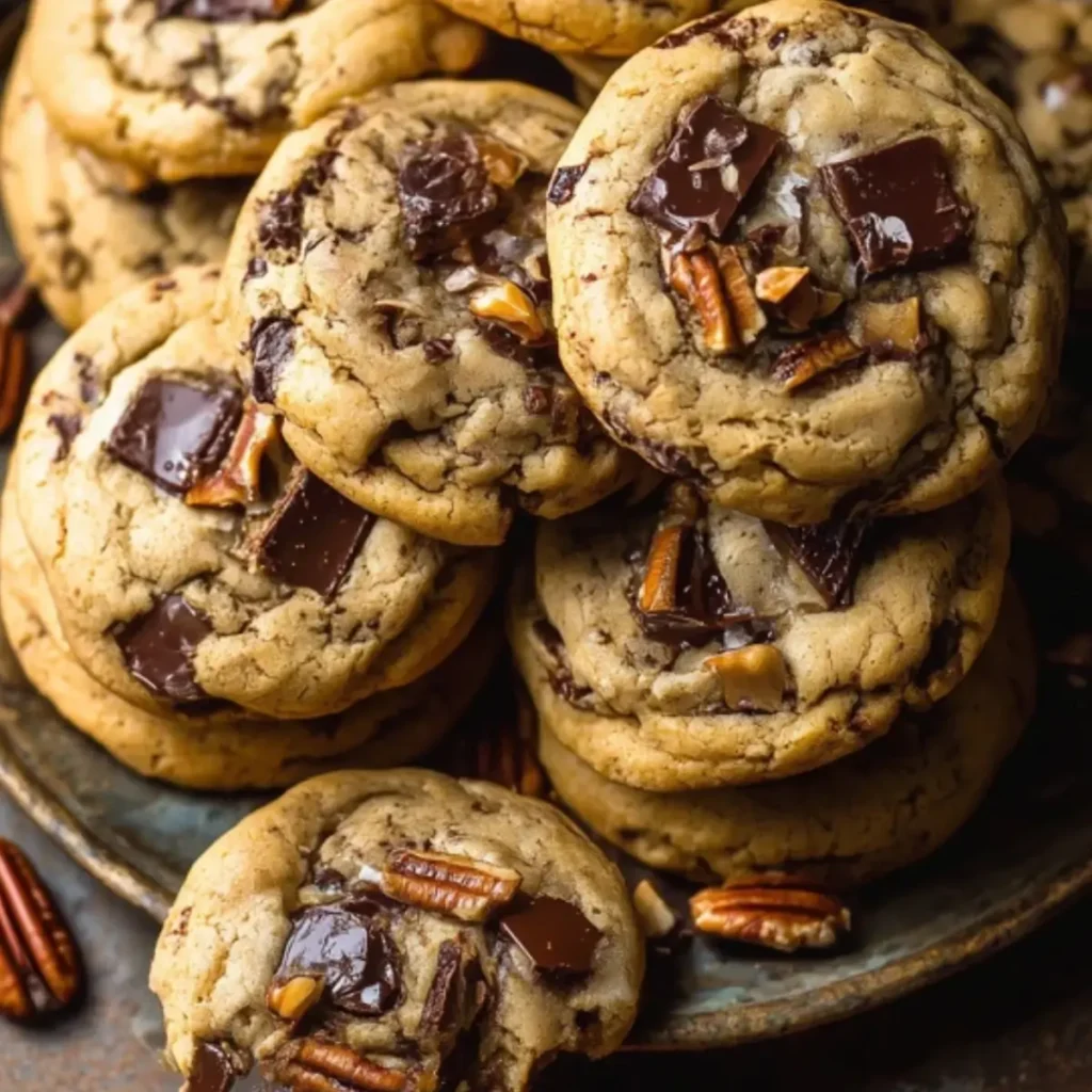 Brown Butter Bourbon Pecan Chocolate Chunk Cookies: A Richly Decadent ...